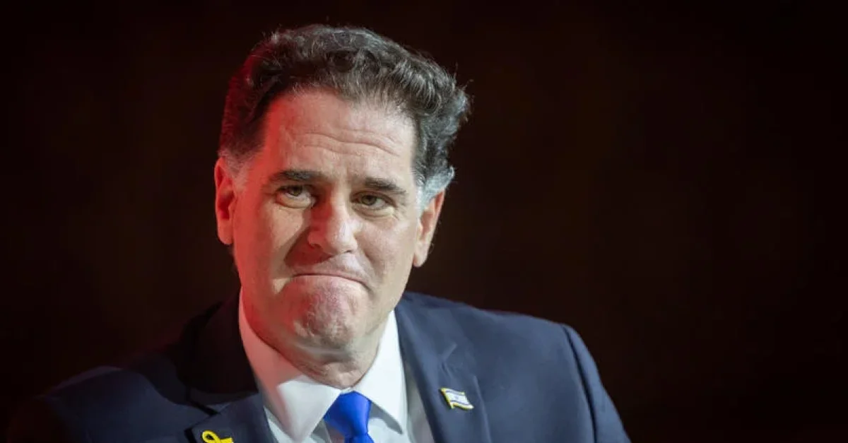 Ron Dermer Resigns as Minister of Strategic Affairs After Three Years in Office - Hidabroot